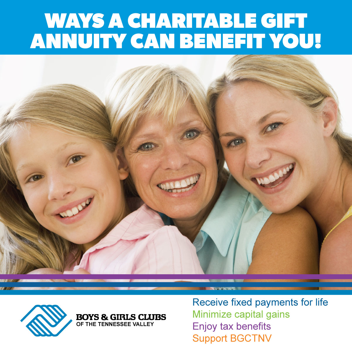 Ways a Charitable Gift Annuity Can Benefit You. – Boys & Girls Clubs of ...
